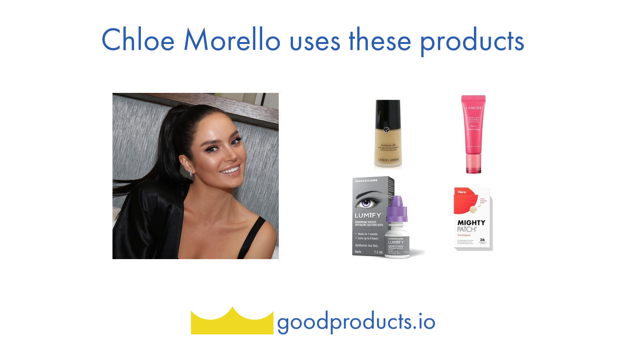 Chloe Morello's Makeup, Beauty & Skincare Products 2026