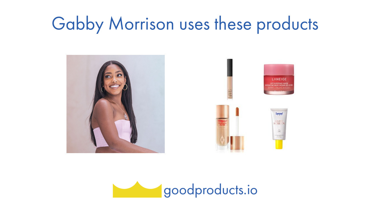 Gabby Morrison's Makeup, Beauty & Skincare Products