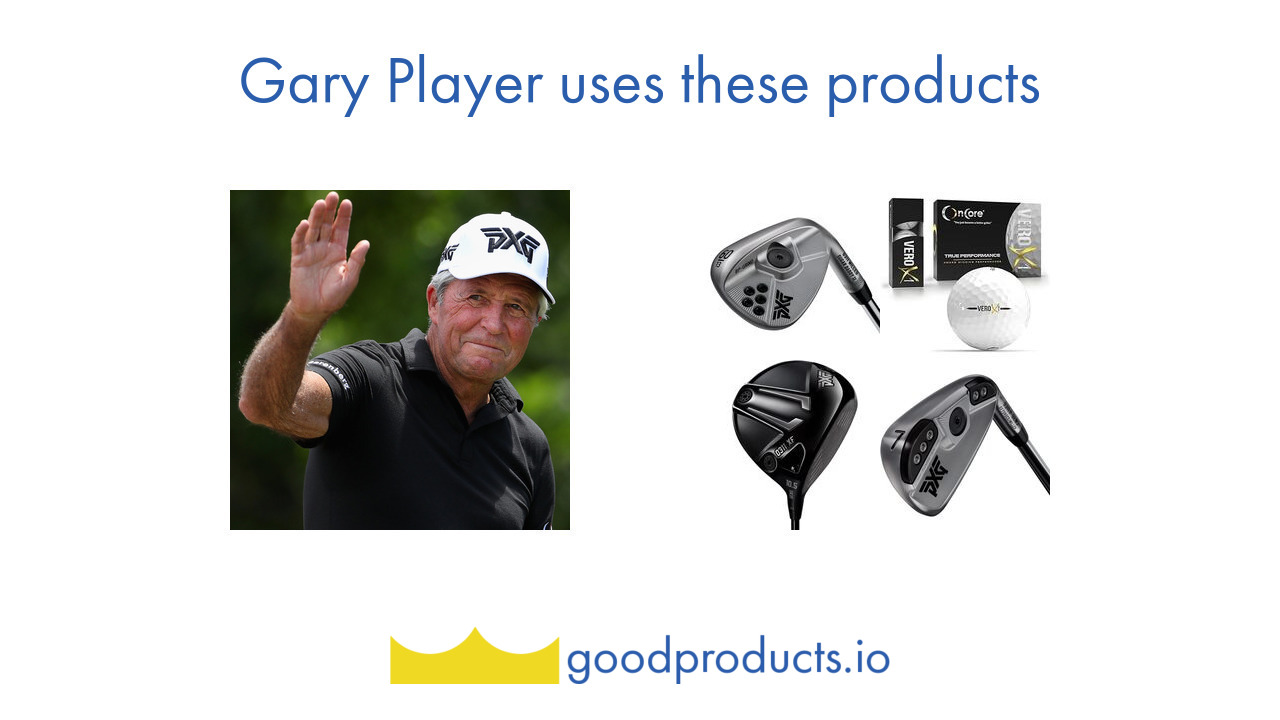 Gary Player What's in the Bag, Golf Clubs & Products 2026