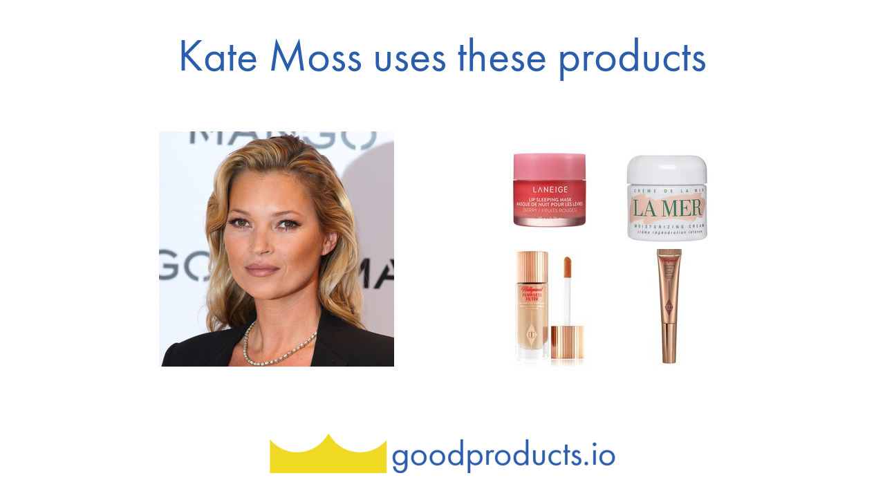 Kate Moss's Makeup, Beauty & Skincare Products