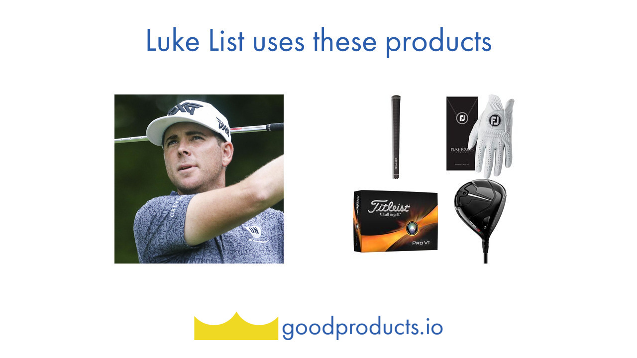 Luke List What's in the Bag, Golf Clubs & Products 2025
